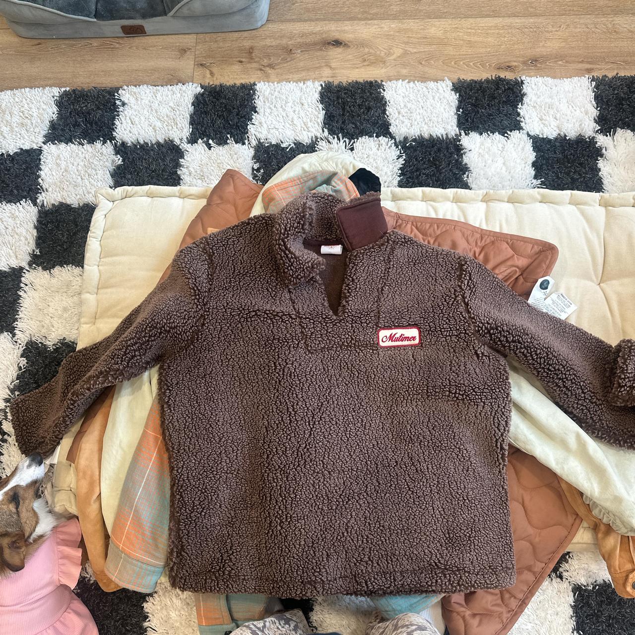 Mutimer fleece pullover, super comfy, feels like a... - Depop