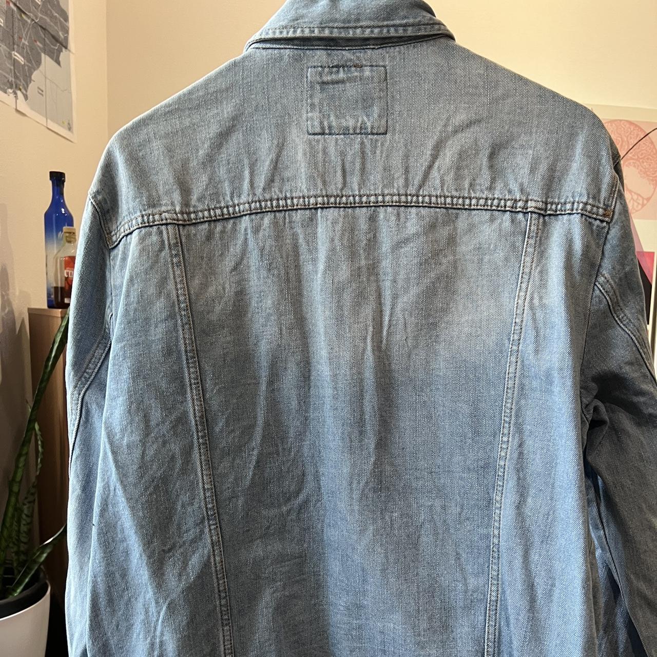 Jean Jacket Button Up Size XL Basic Jean Jacket... - Depop