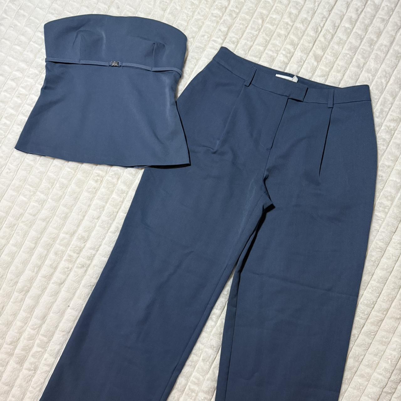 Glassons blue strapless set Top size 8 Bottoms... | Depop