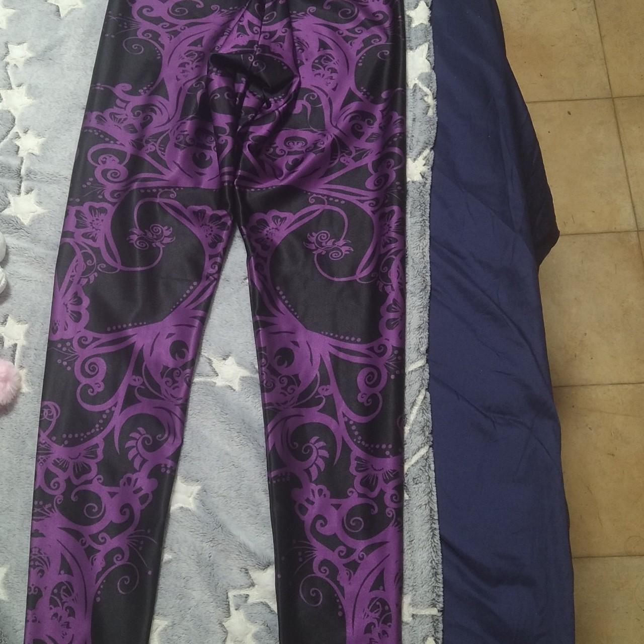 Blackmilk plum bath leggings size S - a few fuzzies... - Depop