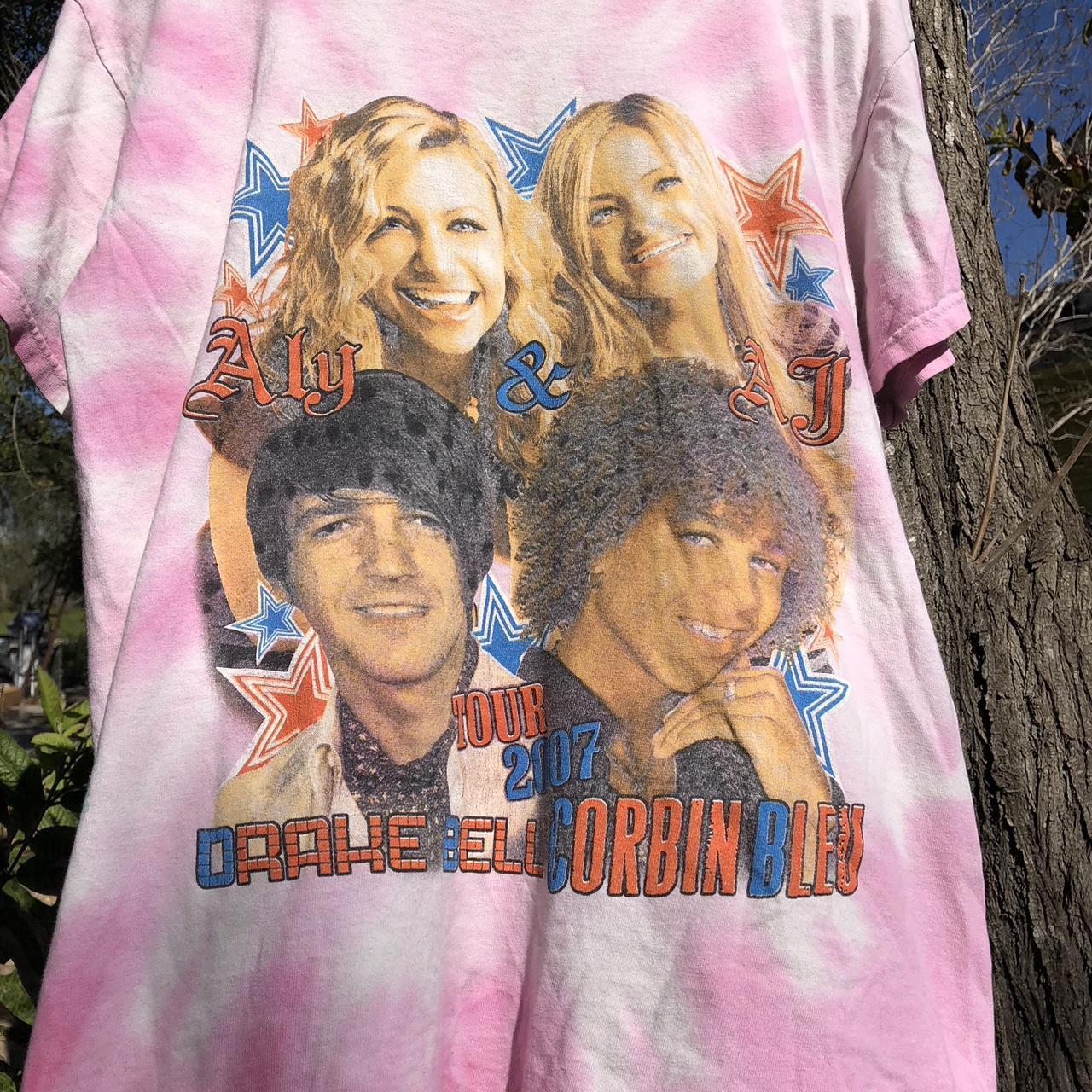 Early 00s Disney/Nickelodeon stars tour shirt Alt&... - Depop