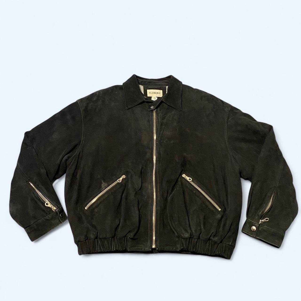 Vintage iceberg X Charlie Brown suede leather jacket... | Depop