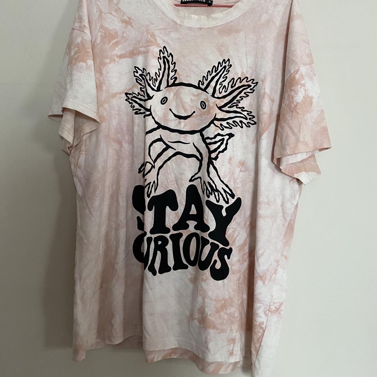 Stay Curious Dangerfield Axolotl Tshirt Size L If Depop