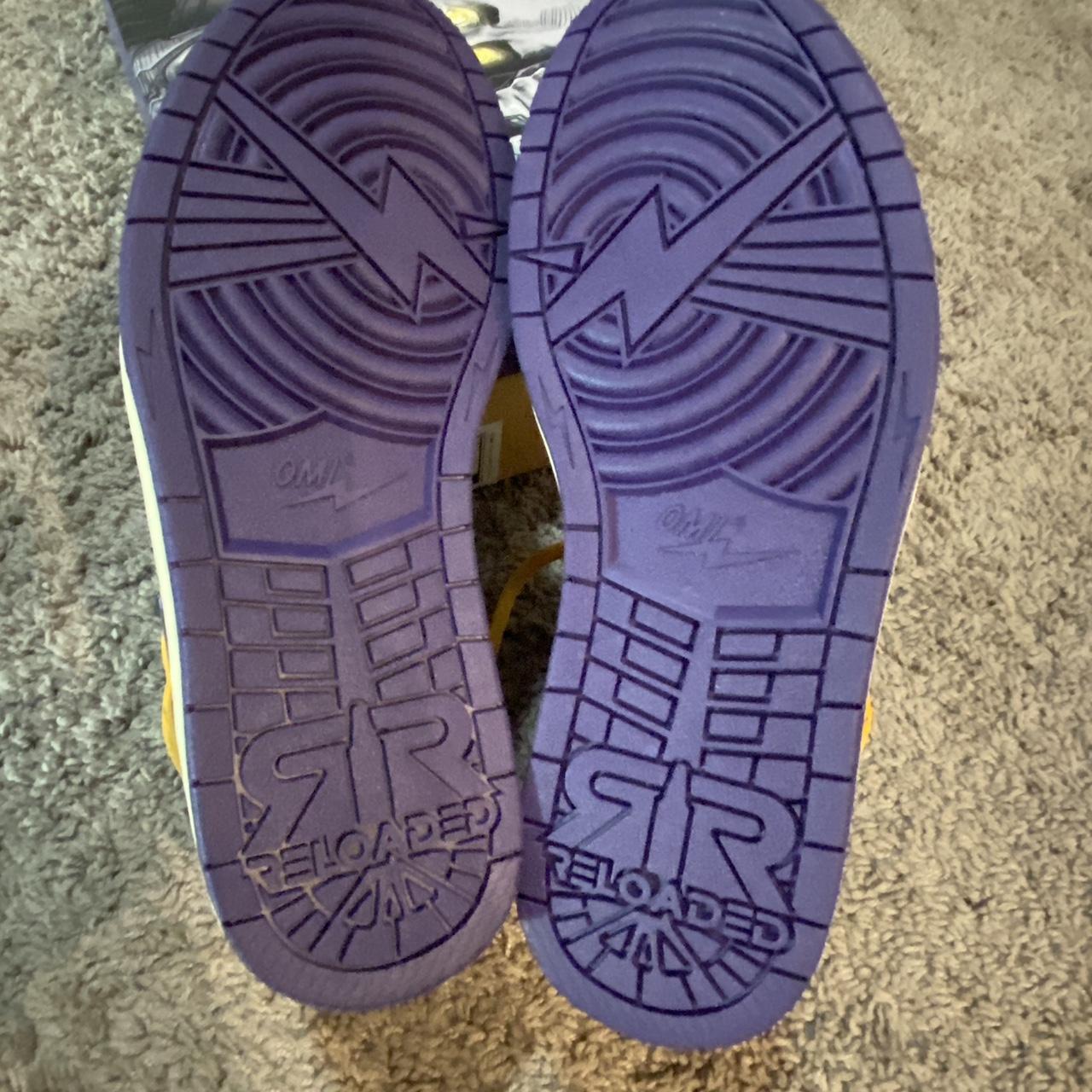 Men's Black and Purple Trainers | Depop