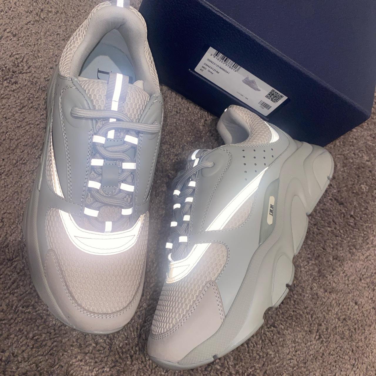 Dior B22 Grey Size 9US / 42EU Brand new never worn... - Depop