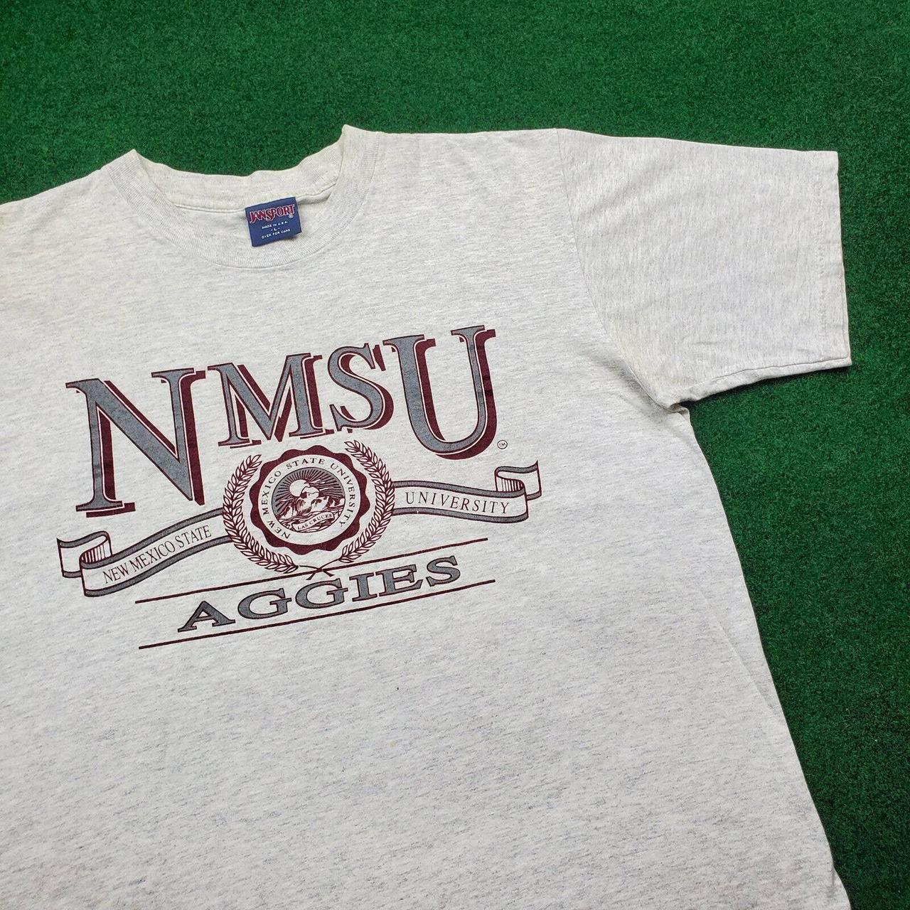 Vintage New Mexico State Aggies Shirt Mens L White... - Depop