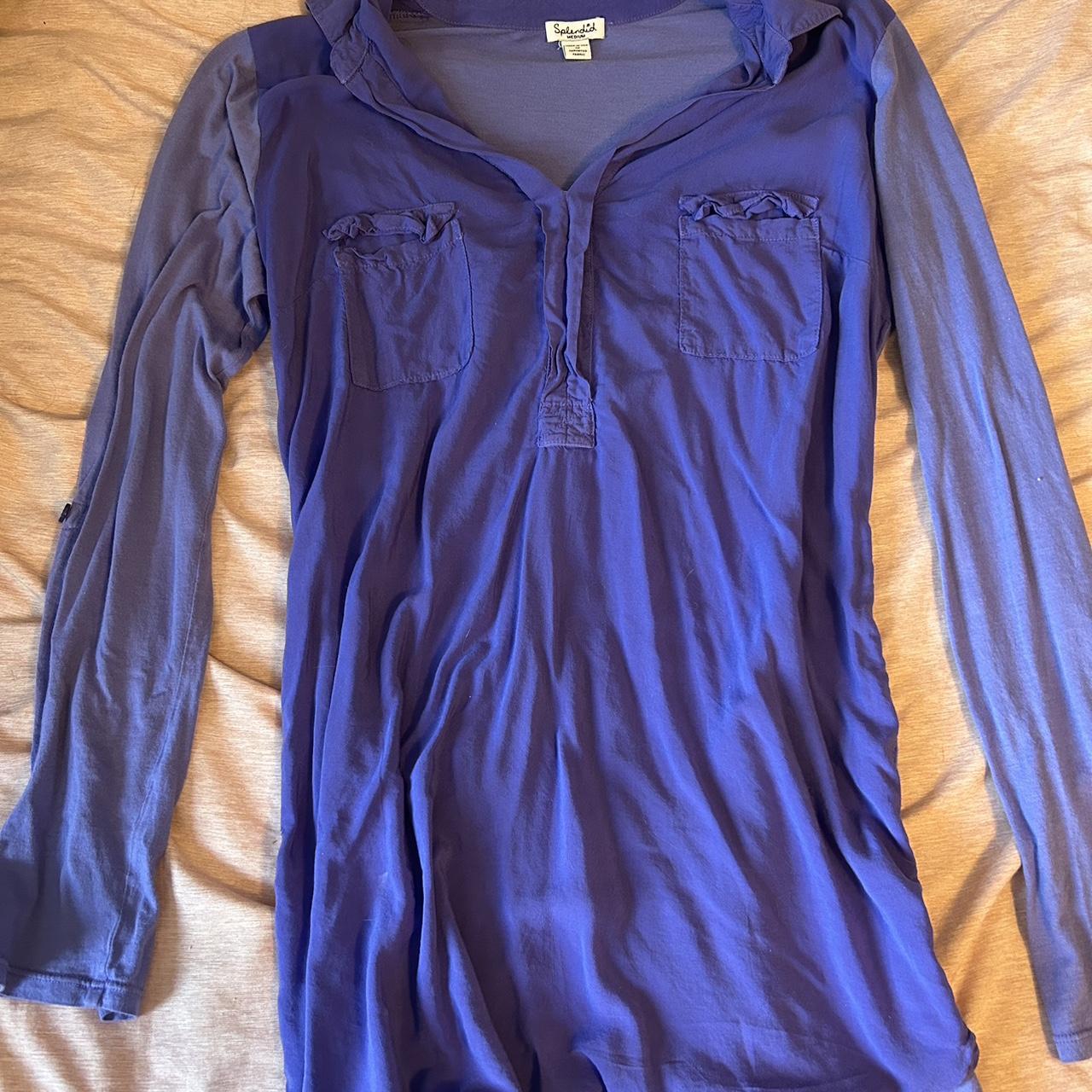 Splendid purple tab long sleeve shirt! As seen on... - Depop