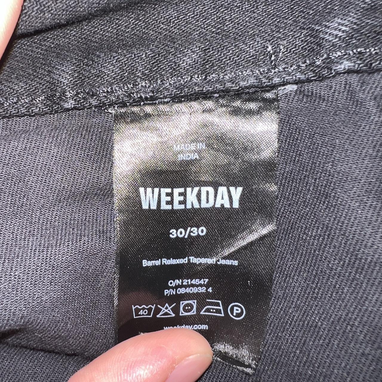 Weekday Barrel Jeans - hem cut off 30/30 #weekday... - Depop