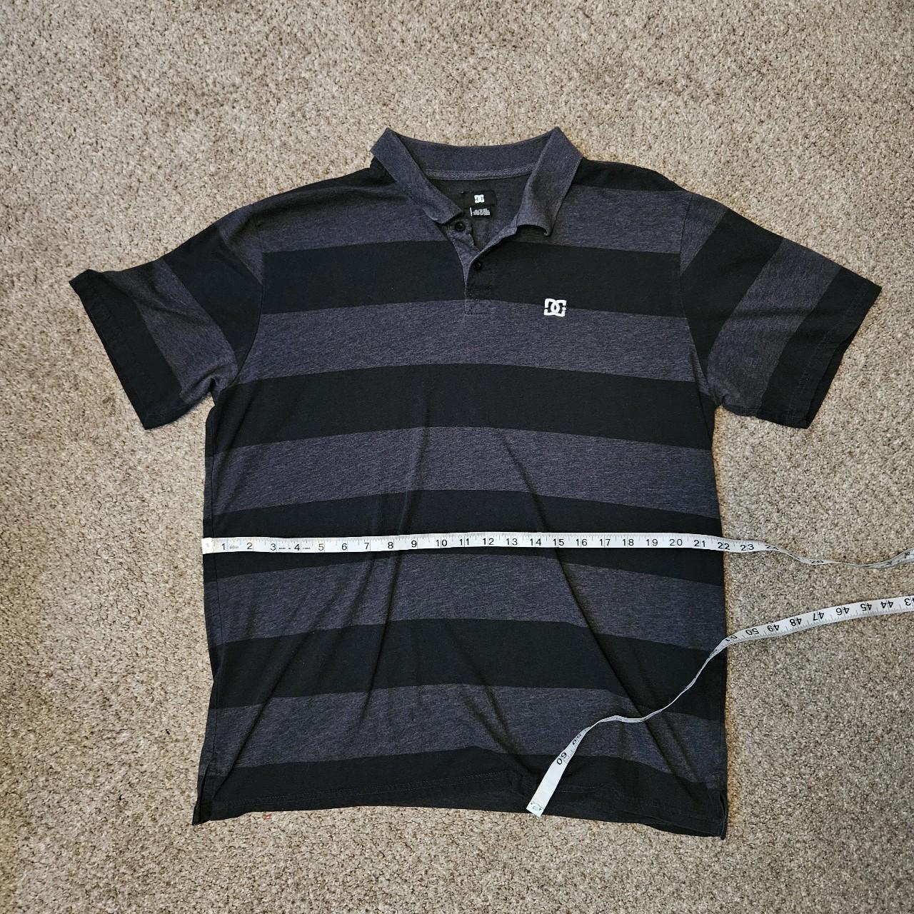 dc striped collar dress shirt #Affliction... - Depop