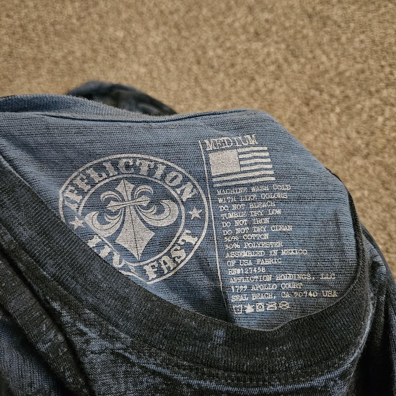 affliction tribal first with amazing back hit like... - Depop