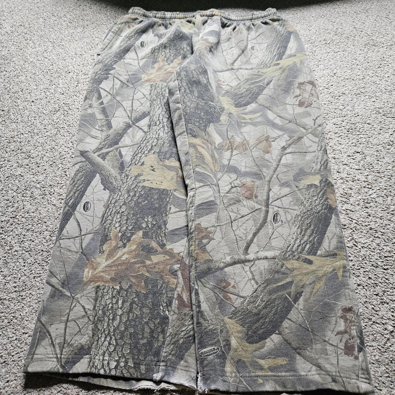 Hard af wide leg rare early 20000s heavy cotton... | Depop