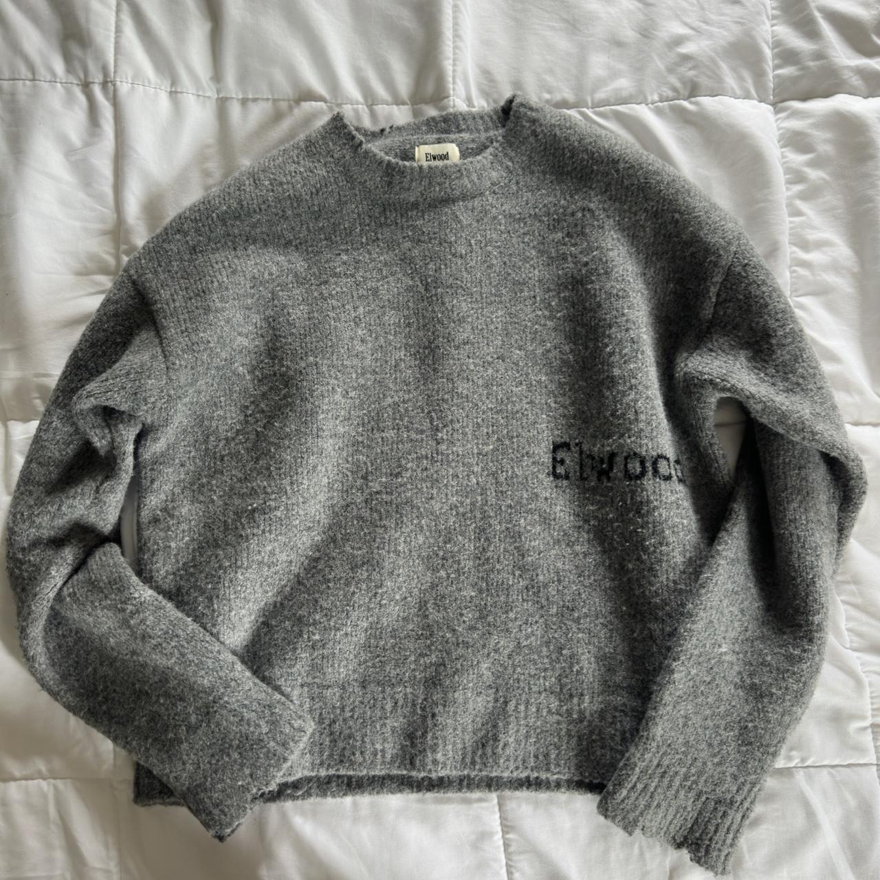 Grey Elwood Boxy Sweater sold out on website twice,... - Depop