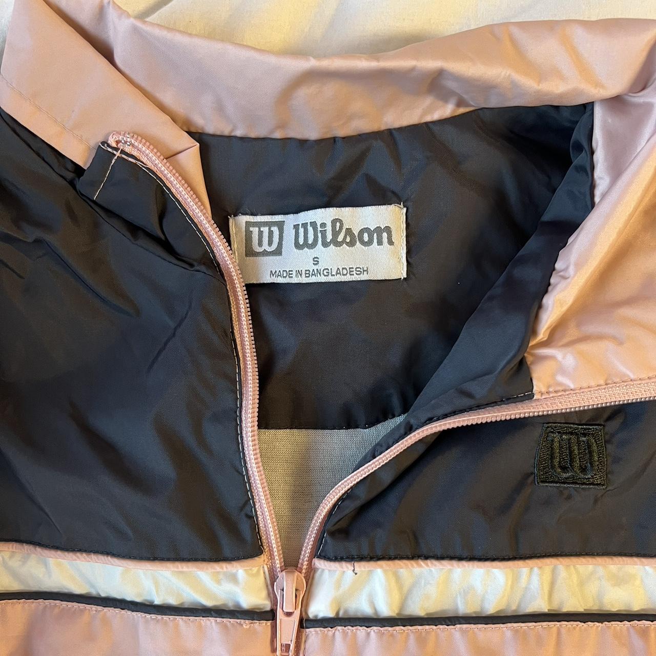 Vintage Wilson Jacket really pretty pink and... - Depop