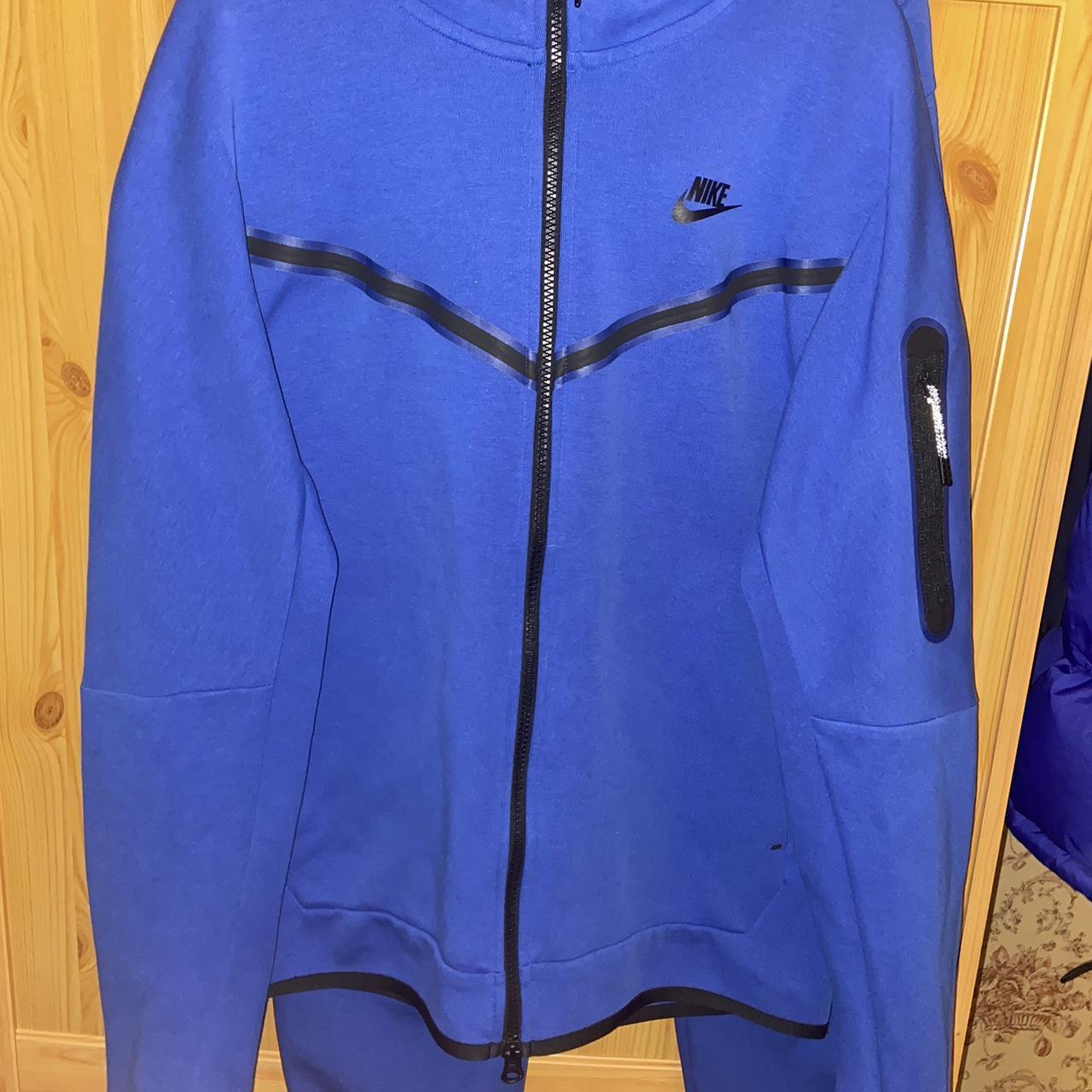 Royal blue Nike tech fleece Worn once, immaculate... - Depop