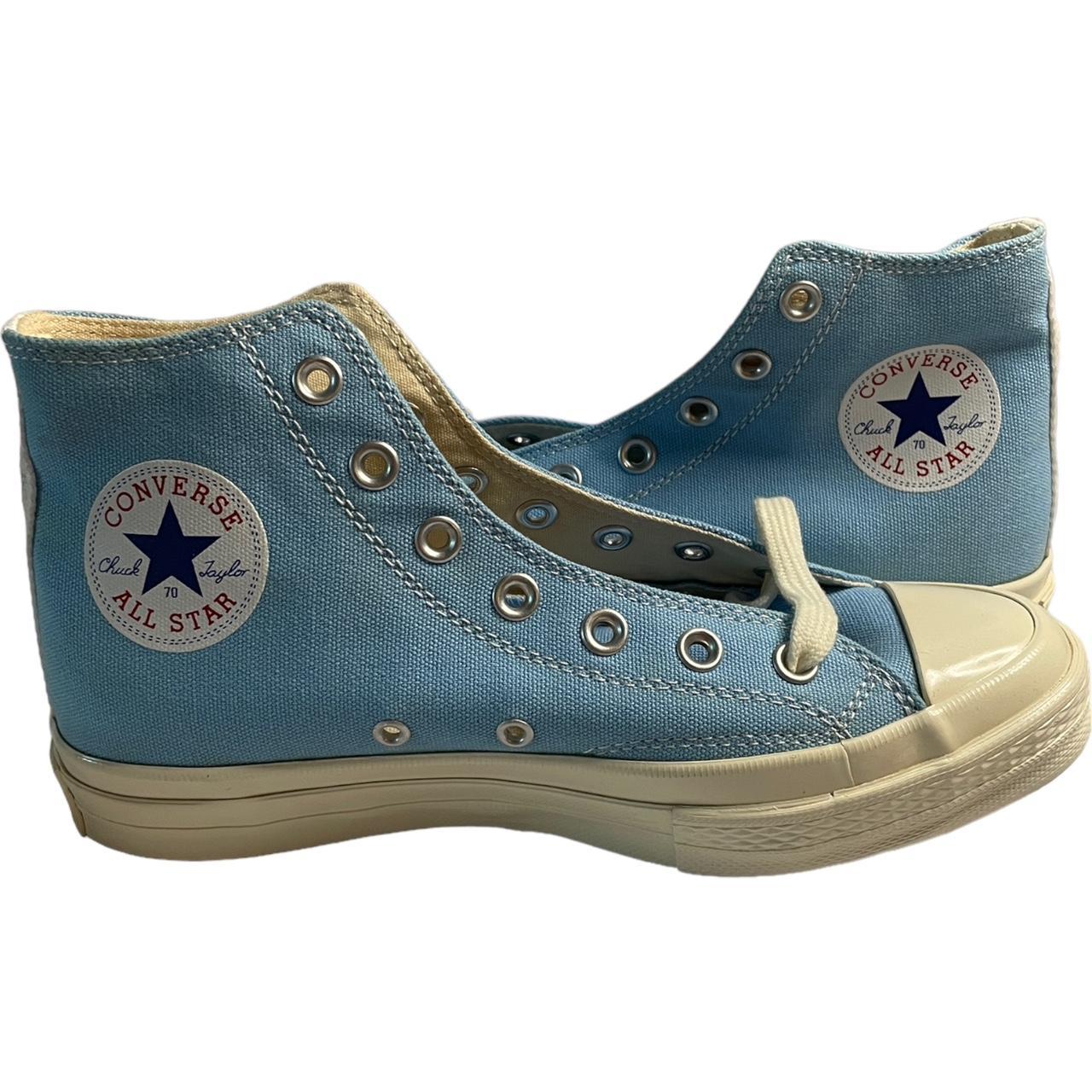 Converse Men's Blue Trainers | Depop