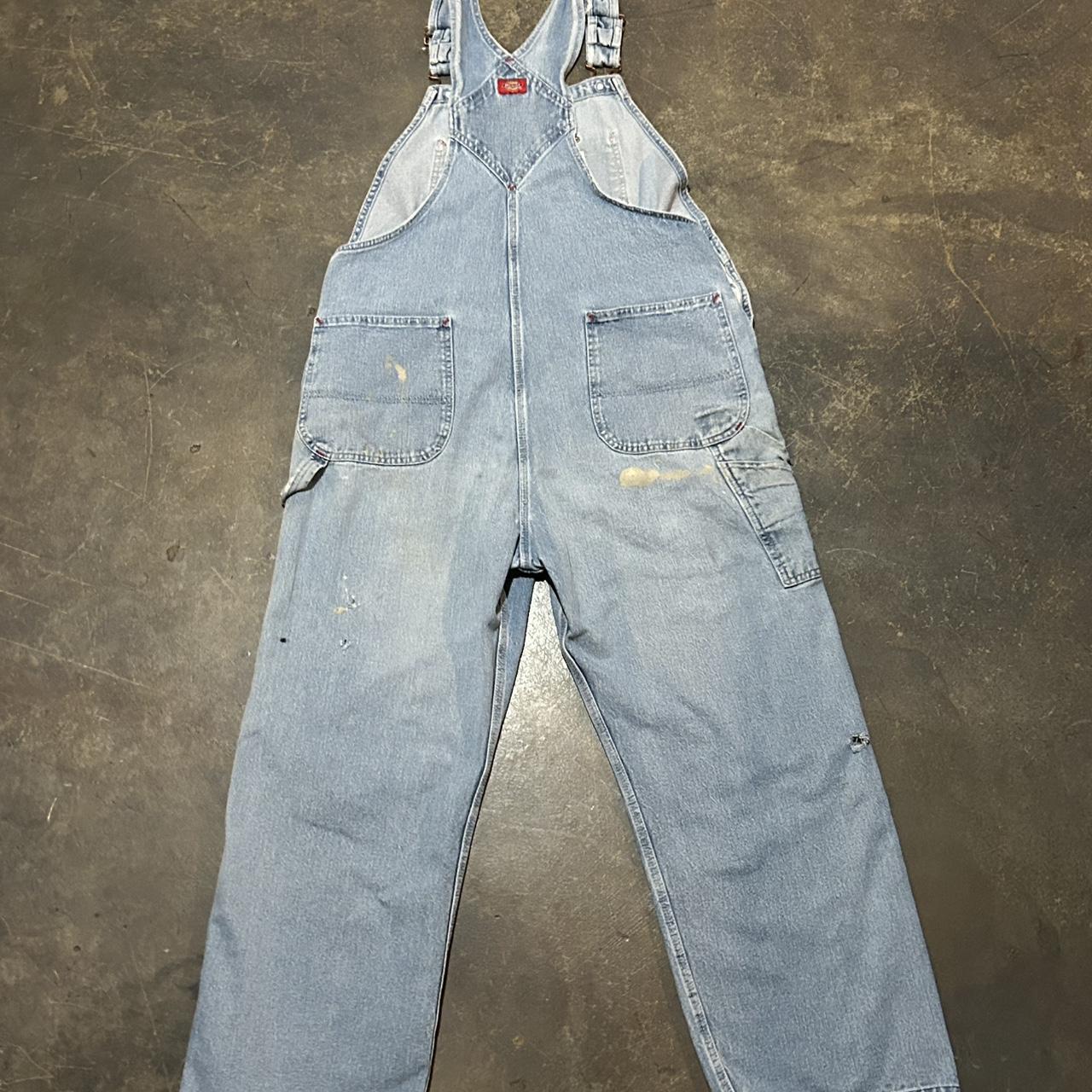 Vintage worn dickies overalls s:38/30 - Depop