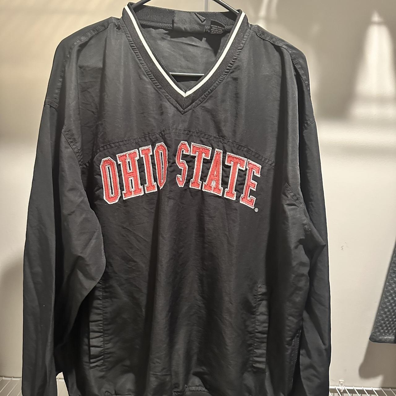 Black Men’s Large Ohio State Pullover - Depop