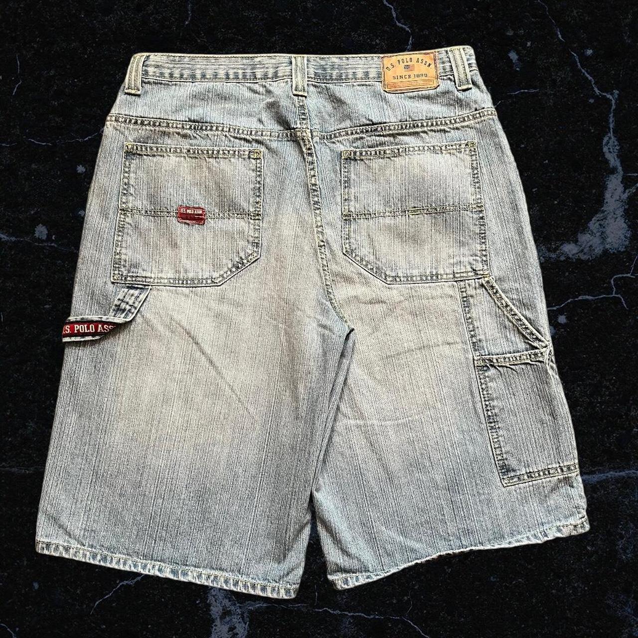 US polo assn baggy jorts Size 38 affliction,... - Depop