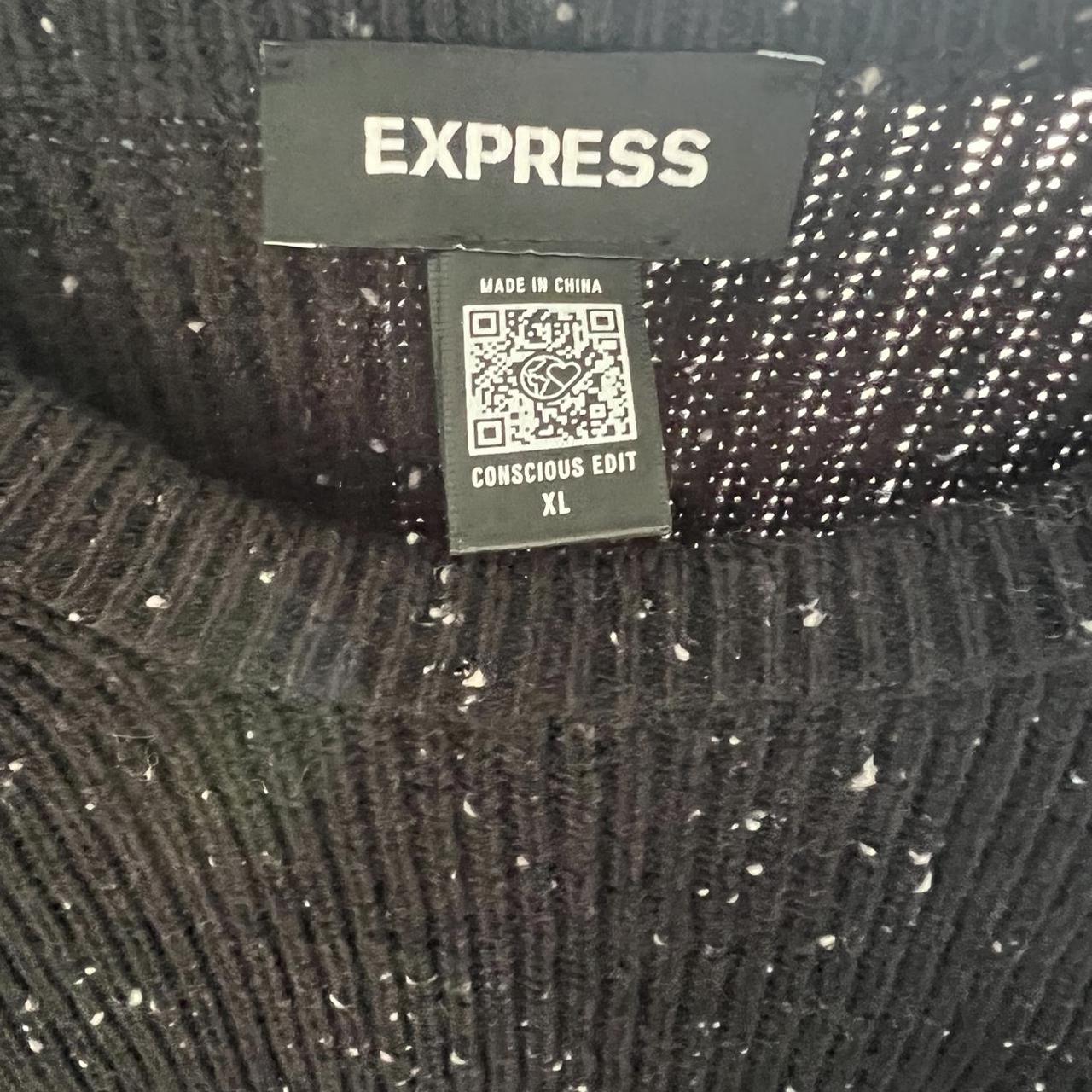 EXPRESS sweater black XL - Depop