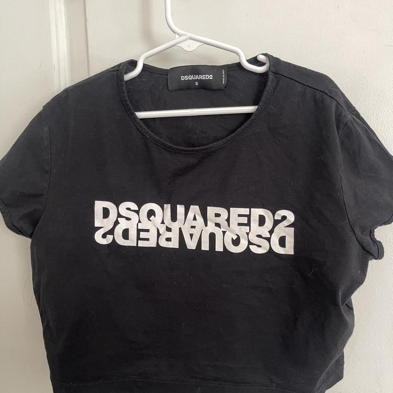 Dsquared 2 Crop Top Size Small Worn Good condition . - Depop