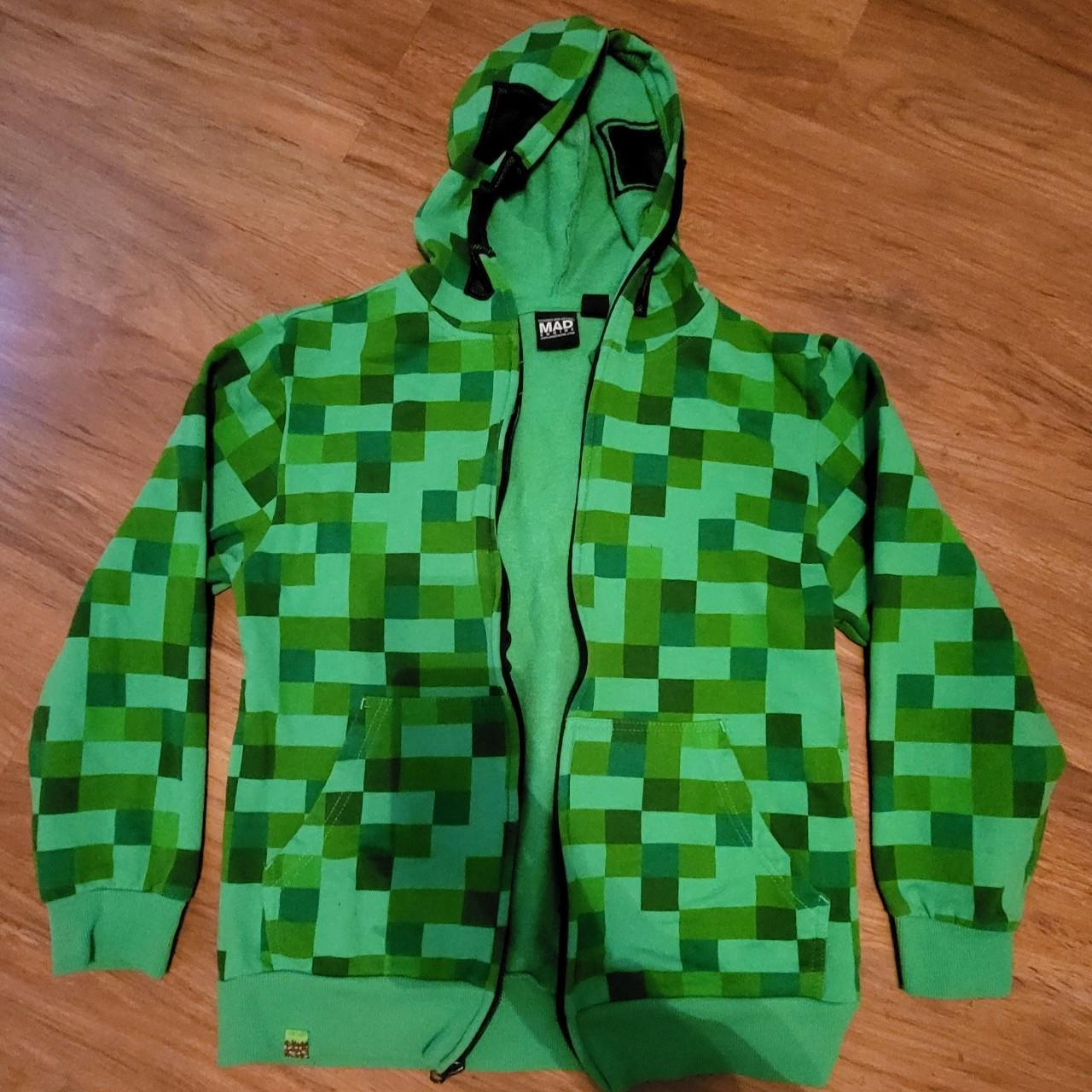 Minecraft creepy kids jacket (broken zipper) - Depop