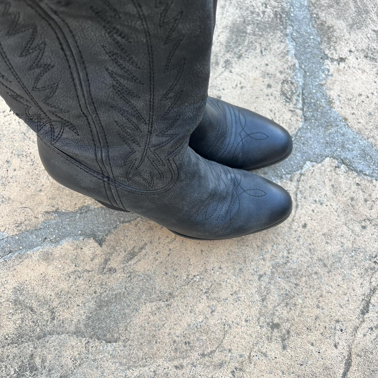 Miranda Lambert Leather Cowboy Boots Size: 8... - Depop