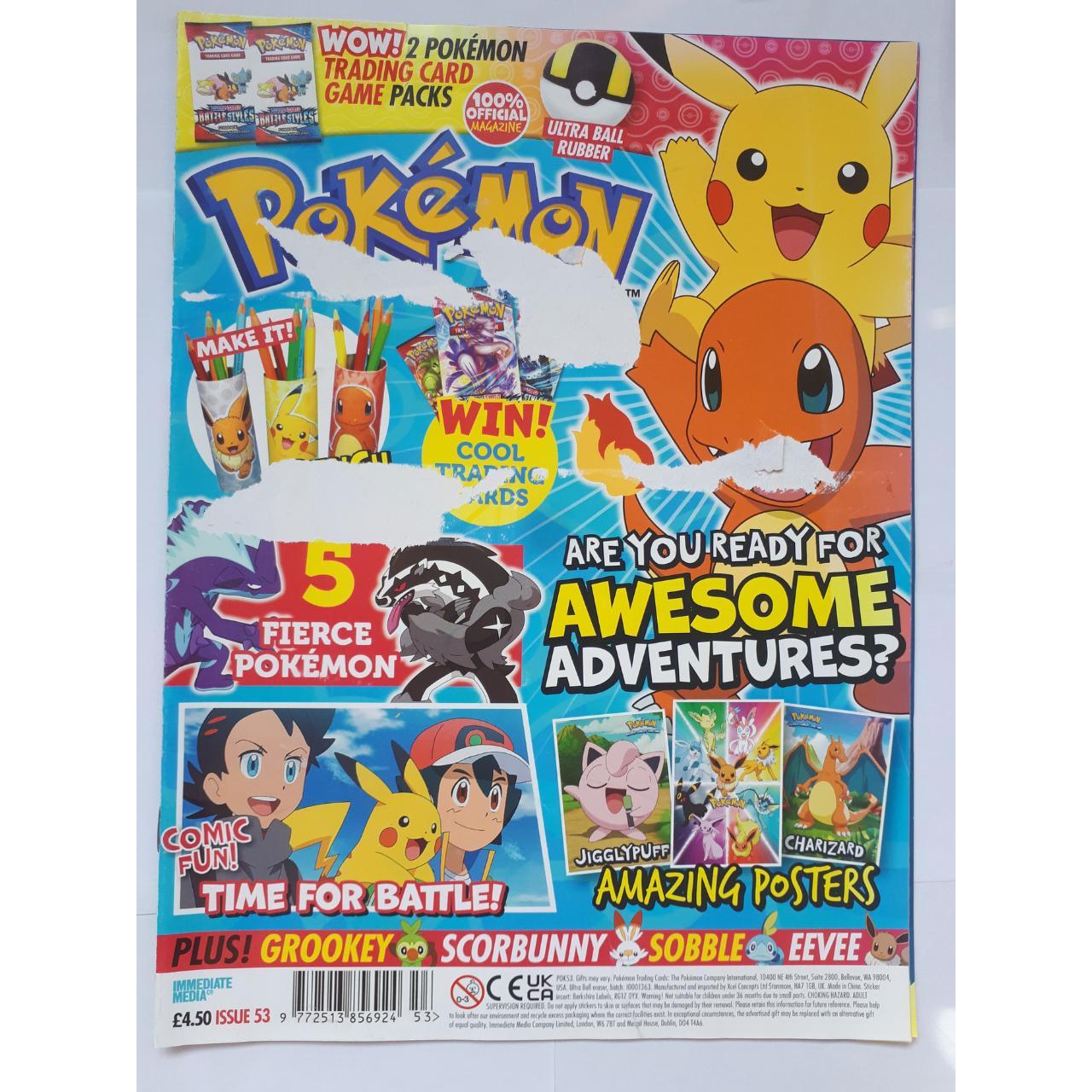 Pokemon Magazine - Issue 53 Used condition -... - Depop
