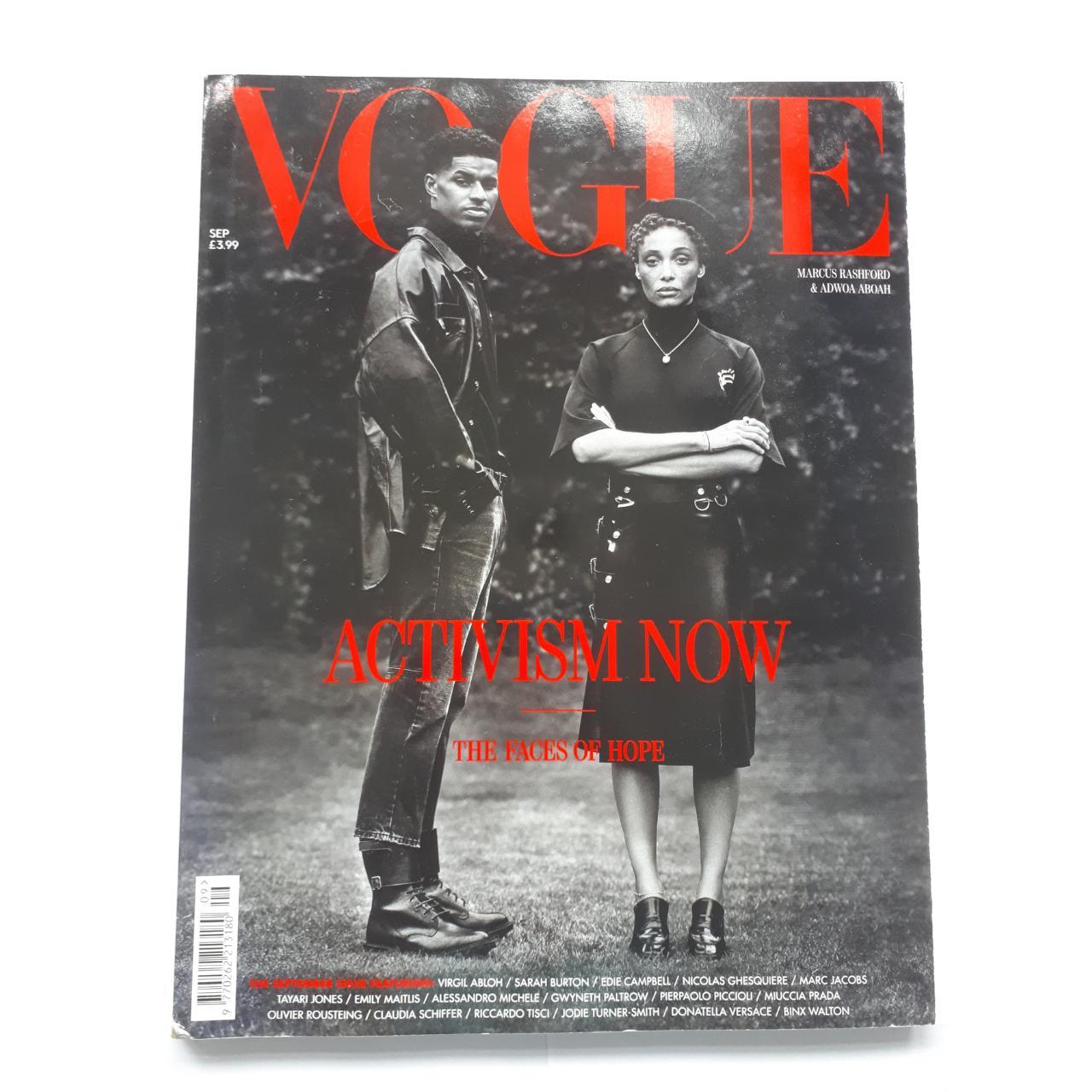 Vogue Magazine featuring Marcus Rashford and Adwoa... - Depop