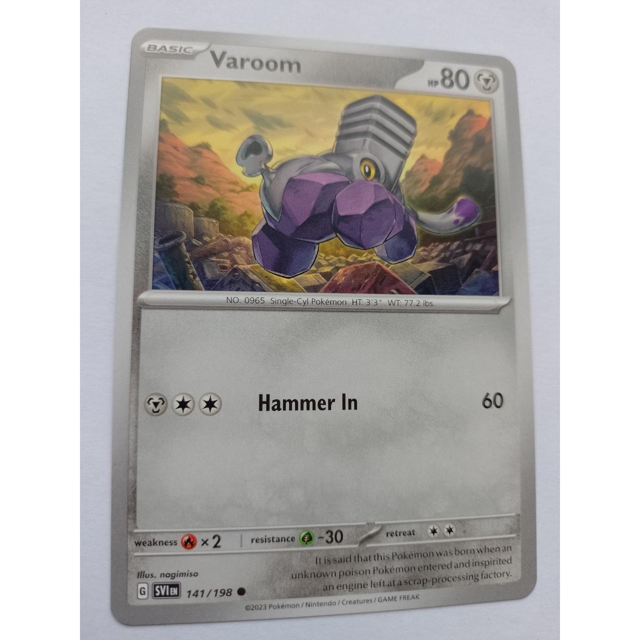Pokemon Cards - Varoom - (141/198) - Scarlet &... - Depop