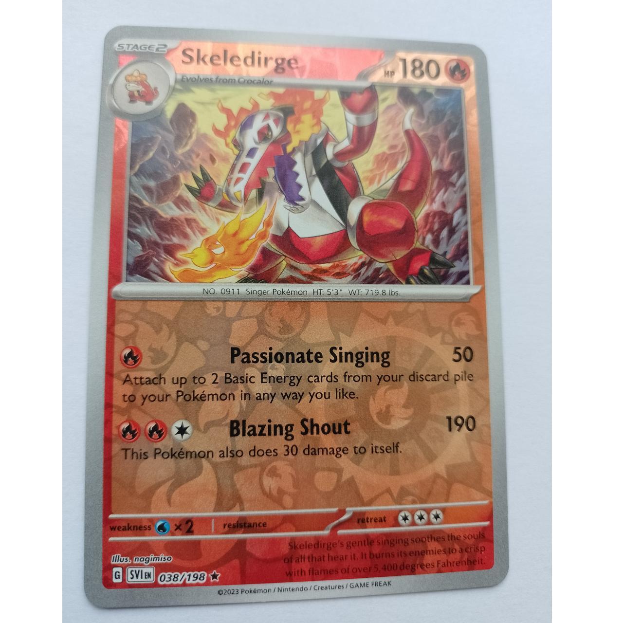 Pokemon Cards - Skeledirge - (38/198) - Scarlet &... | Depop