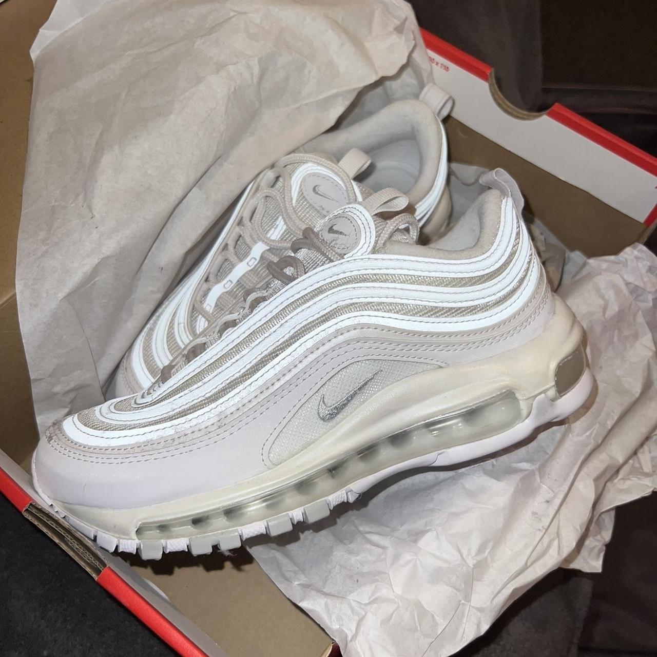 NIKE Air max 97s white | brand new never worn | size... | Depop