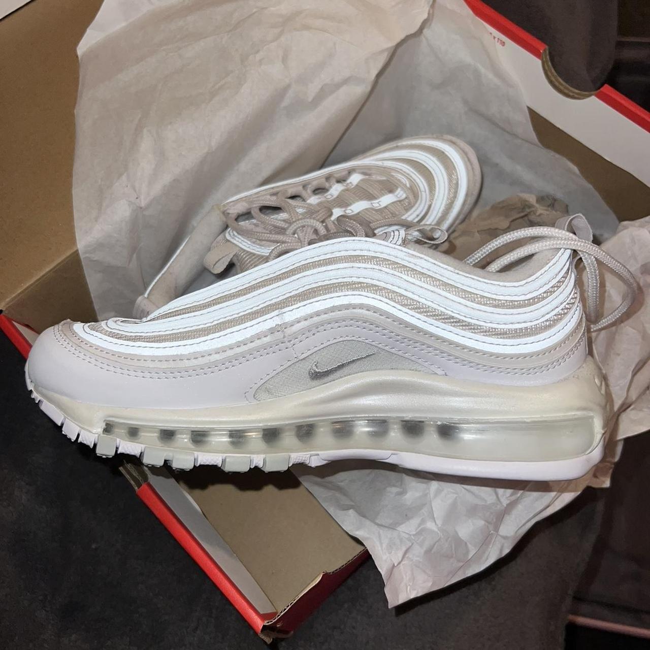 NIKE Air max 97s white | brand new never worn | size... | Depop