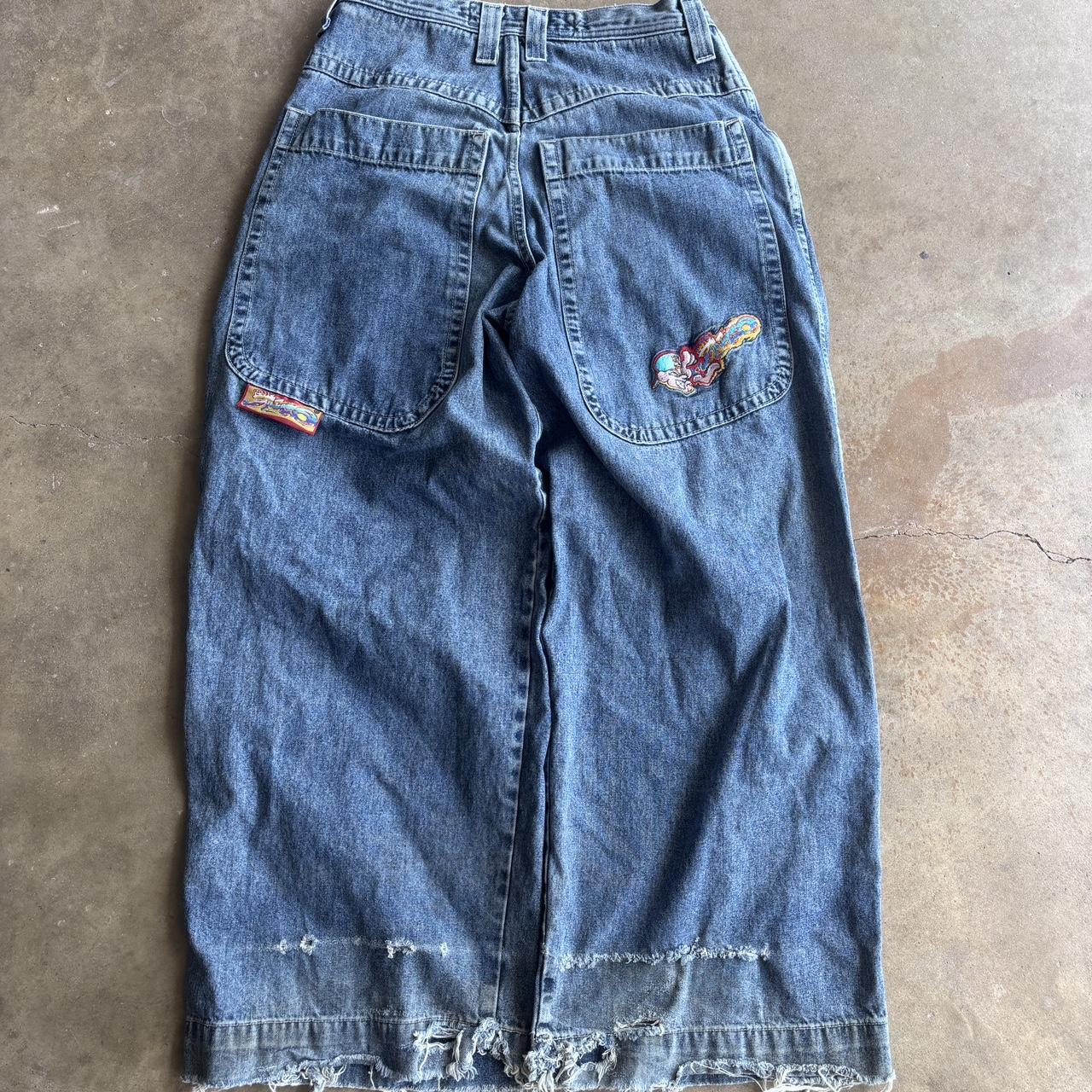 vintage jnco jeans wizards slight heel bite #jnco | Depop