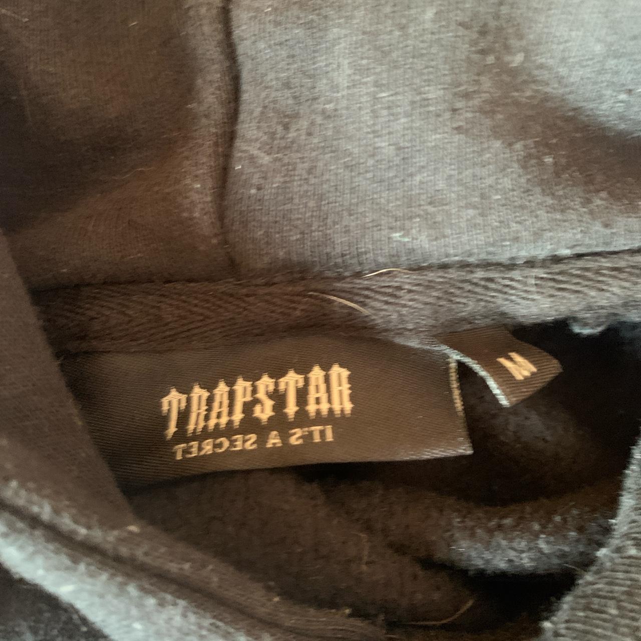 Trapstar Men's Blue and White Jumper | Depop