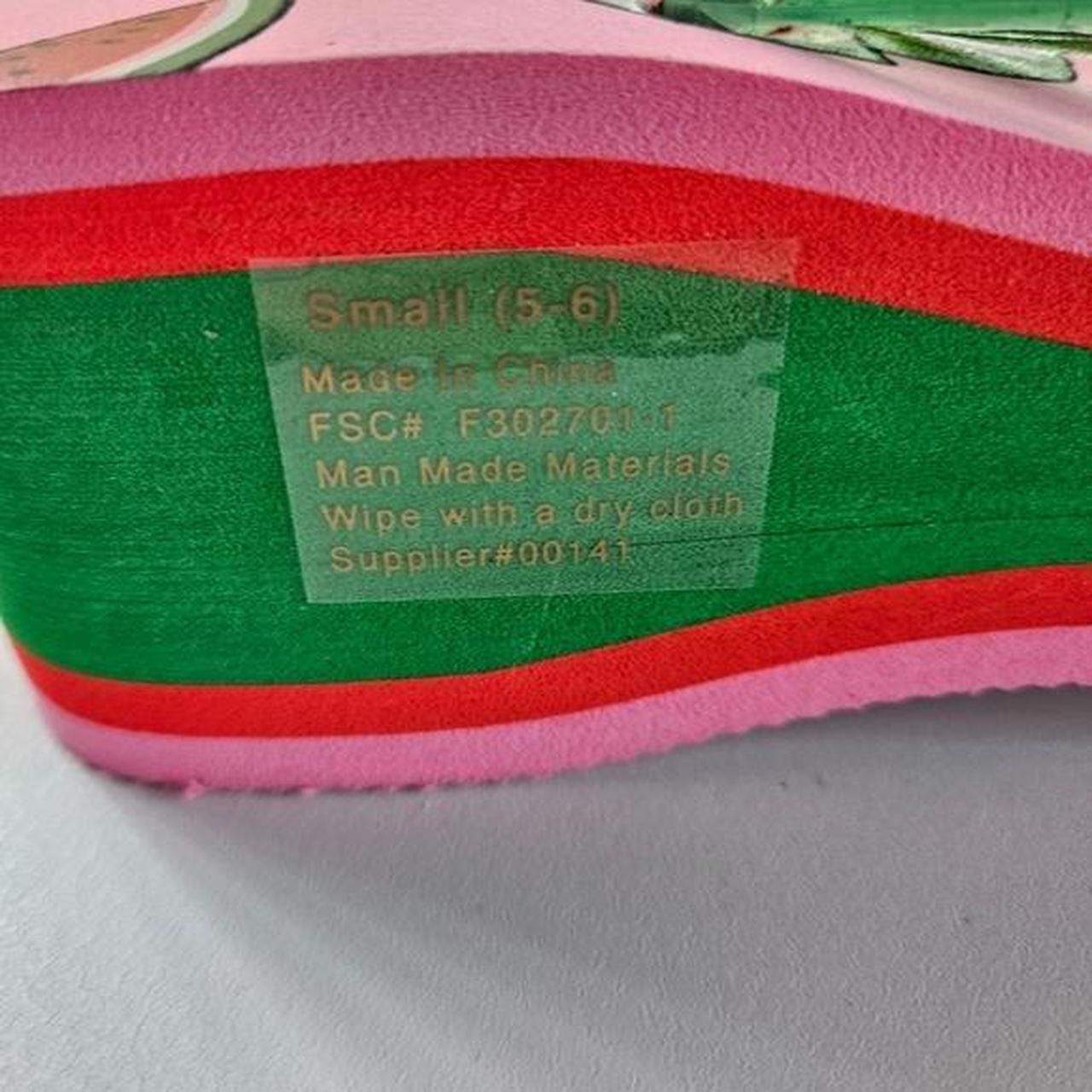 NWT Watermelon Platform Flip Flops | SZ S 5-6 -... | Depop