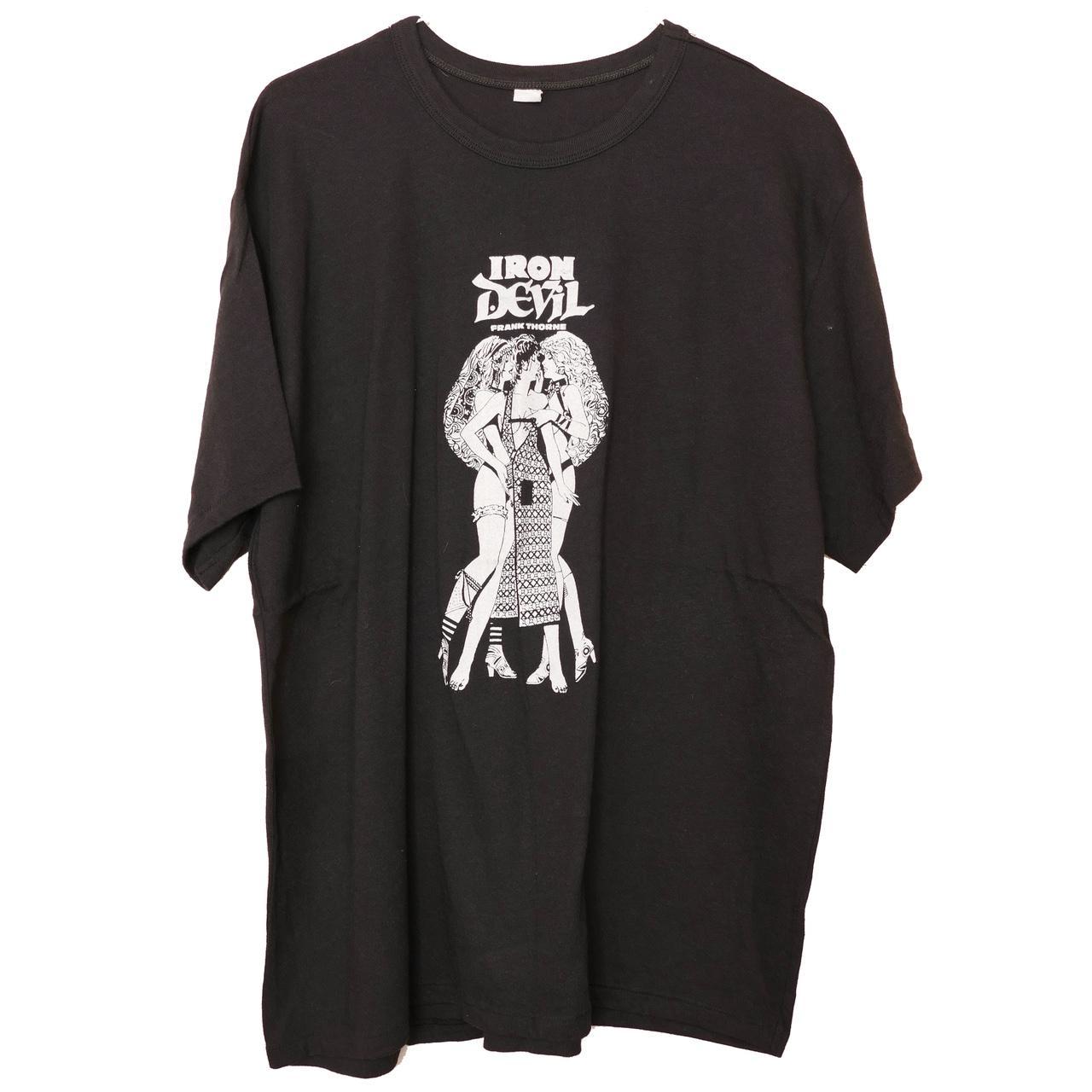 Iron Devil Frank Thorne Erotic Comic Vintage Tee... - Depop