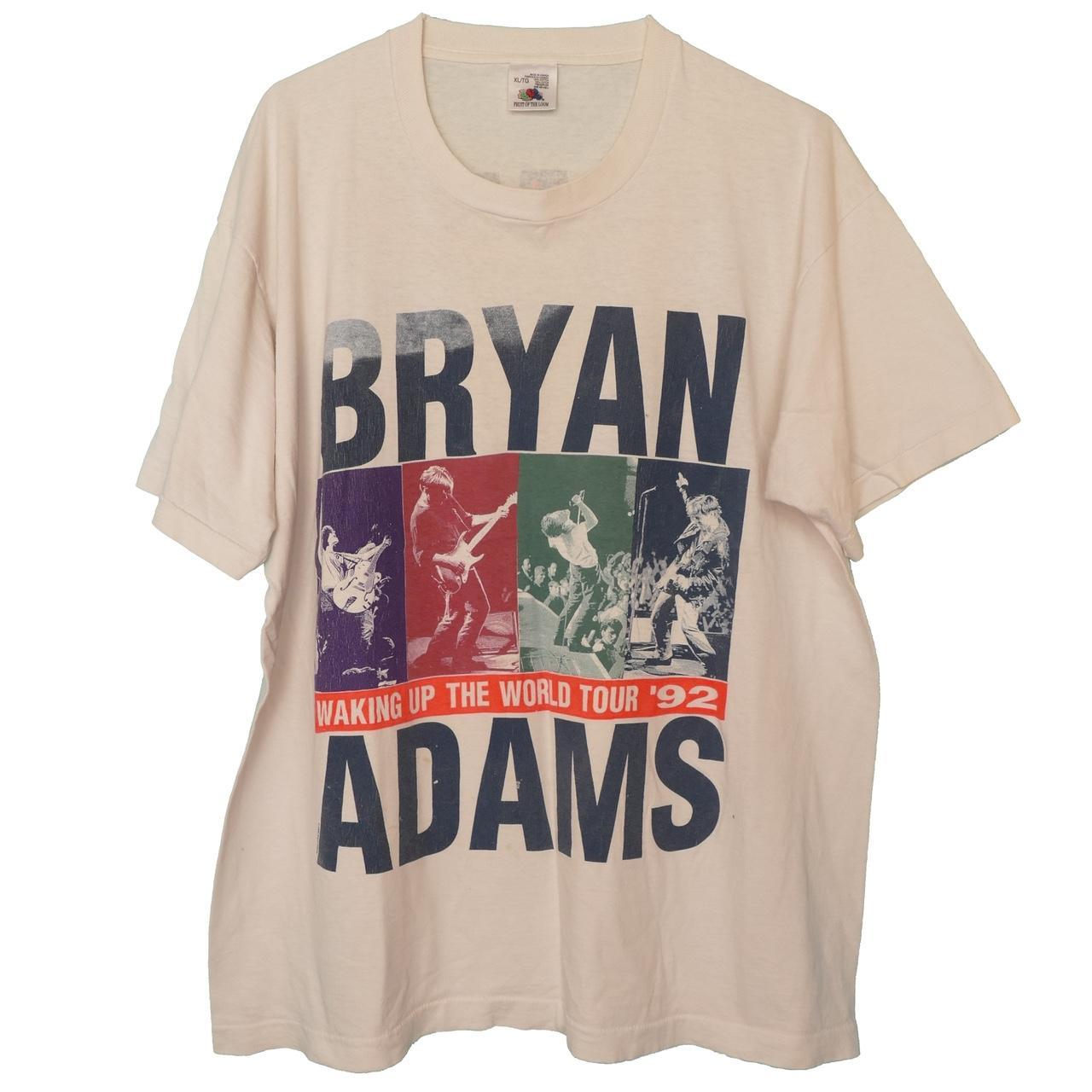 Bryan Adams Waking Up The World Tour Tee... - Depop