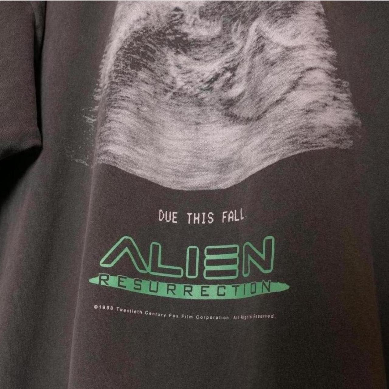 Alien Resurrection Sonogram Tee Shirt 1998... | Depop