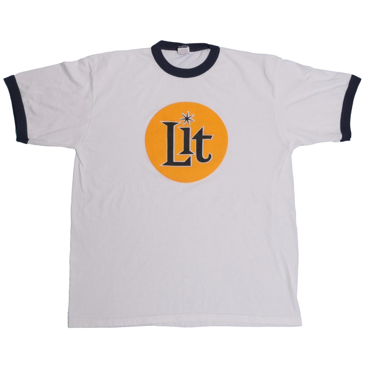 Lit Band Ringer Tee Shirt My Own Worst Enemy Album... - Depop