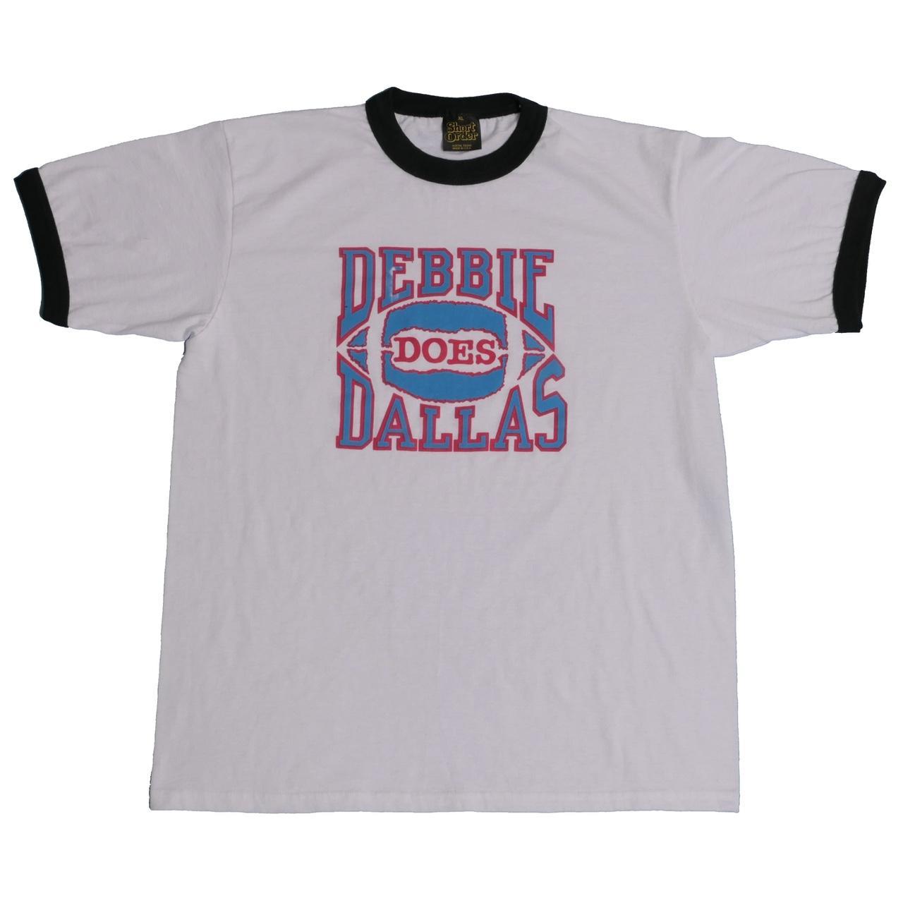 Debbie Does Dallas Adult Film Ringer Tee Measures:... | Depop