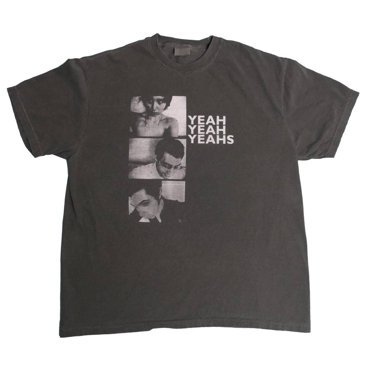 Yeah Yeah Yeahs Band Tee Shirt Measurements: Armpit... | Depop