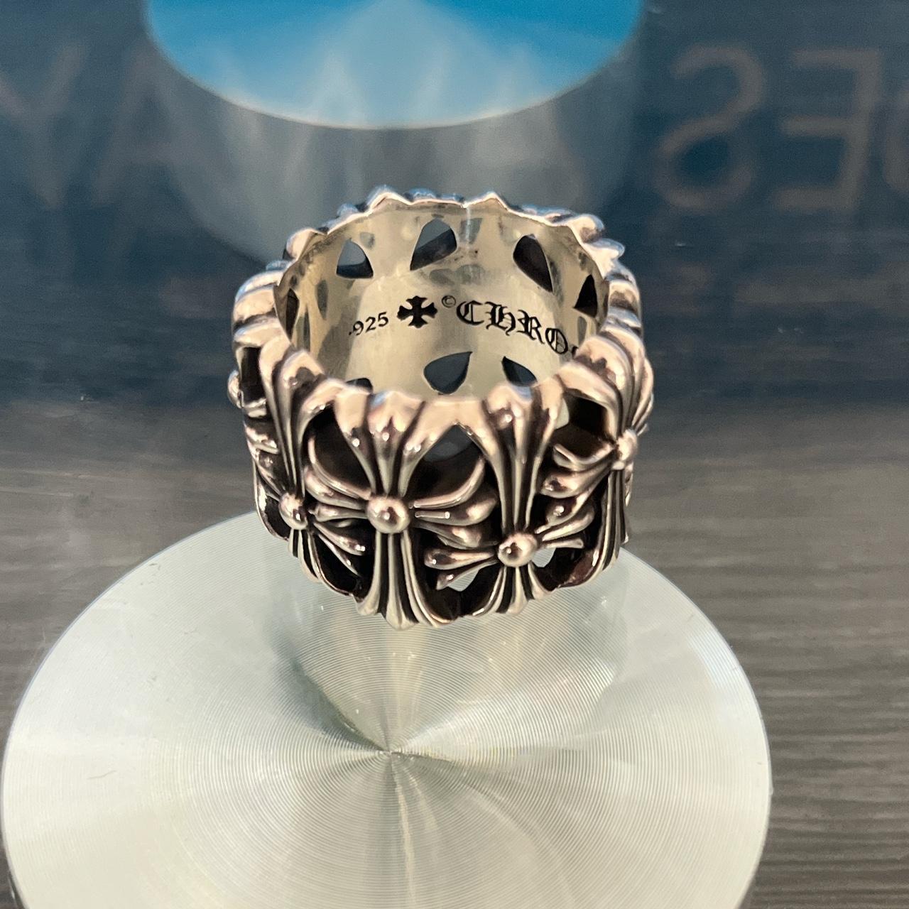 Chrome Hearts Ring size 10 contact... - Depop