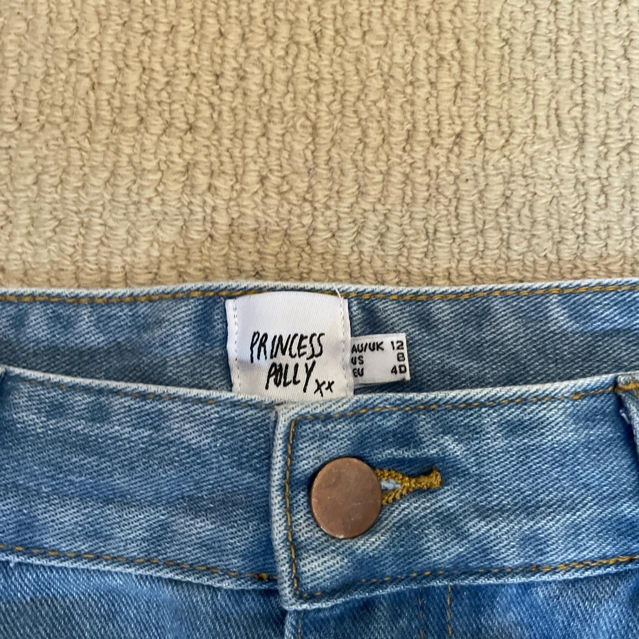 Princess Polly size 8 Jean skirt -never worn, in... - Depop