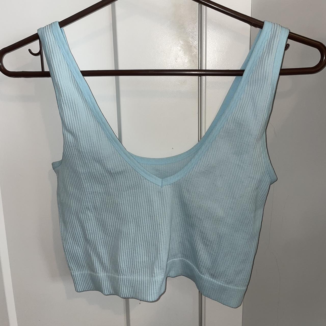 Women’s small light blue tank. Very lightly used and... - Depop