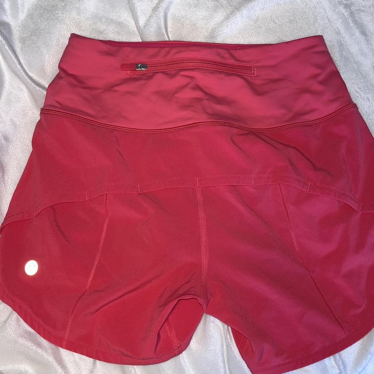 lukulemon 3 inch hot pink running shorts #lulu - Depop