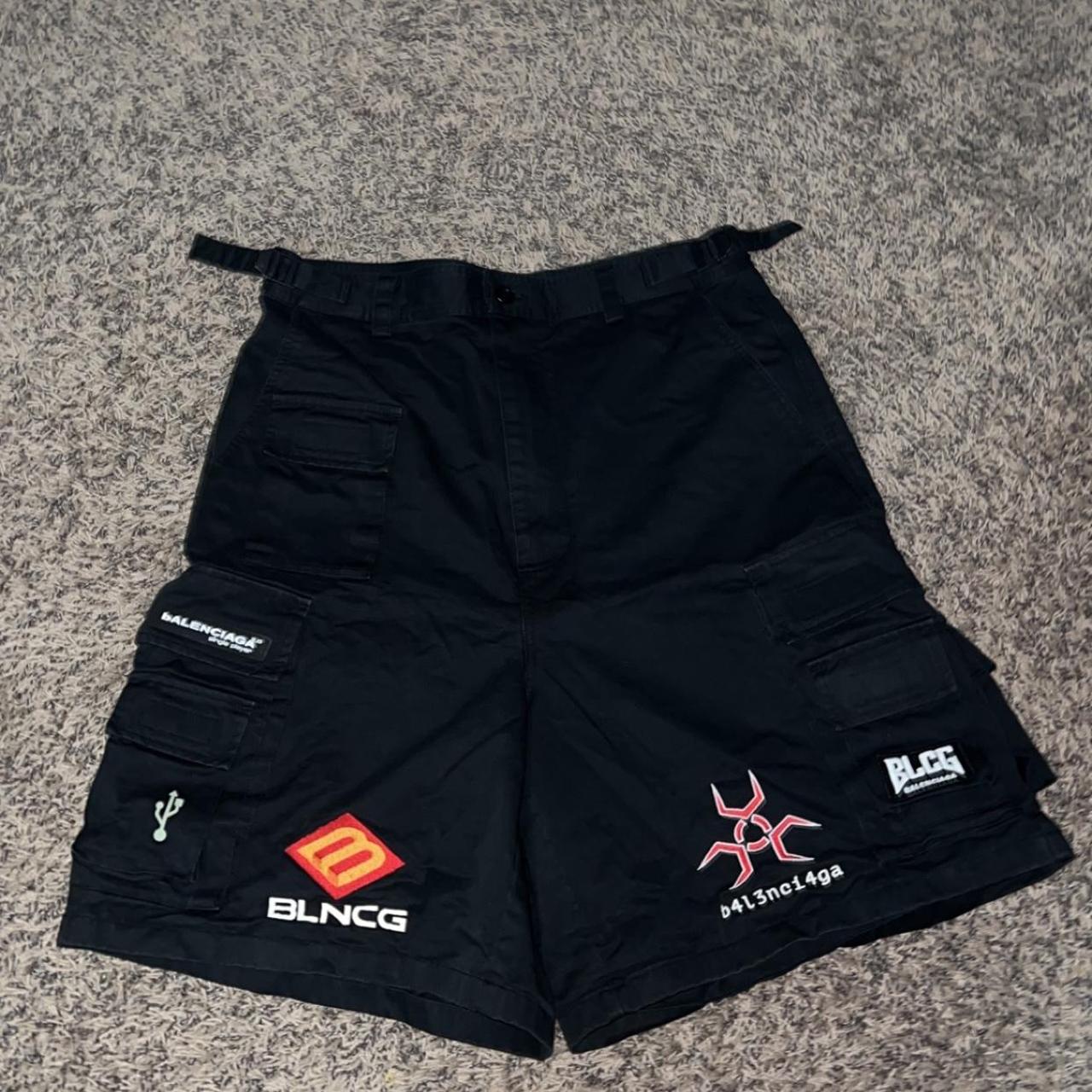 balenciaga gamer shorts dm b4 buy - Depop