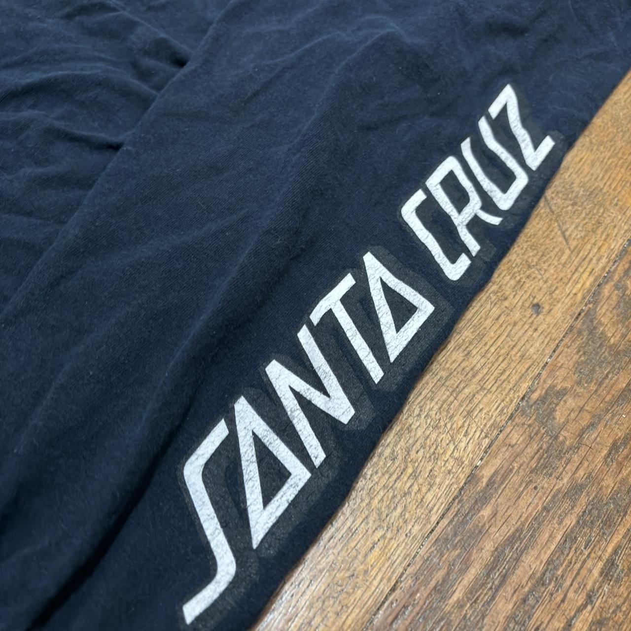 Y2K Santa Cruz Iconic Skate Shirt Santa Cruz Hand... - Depop