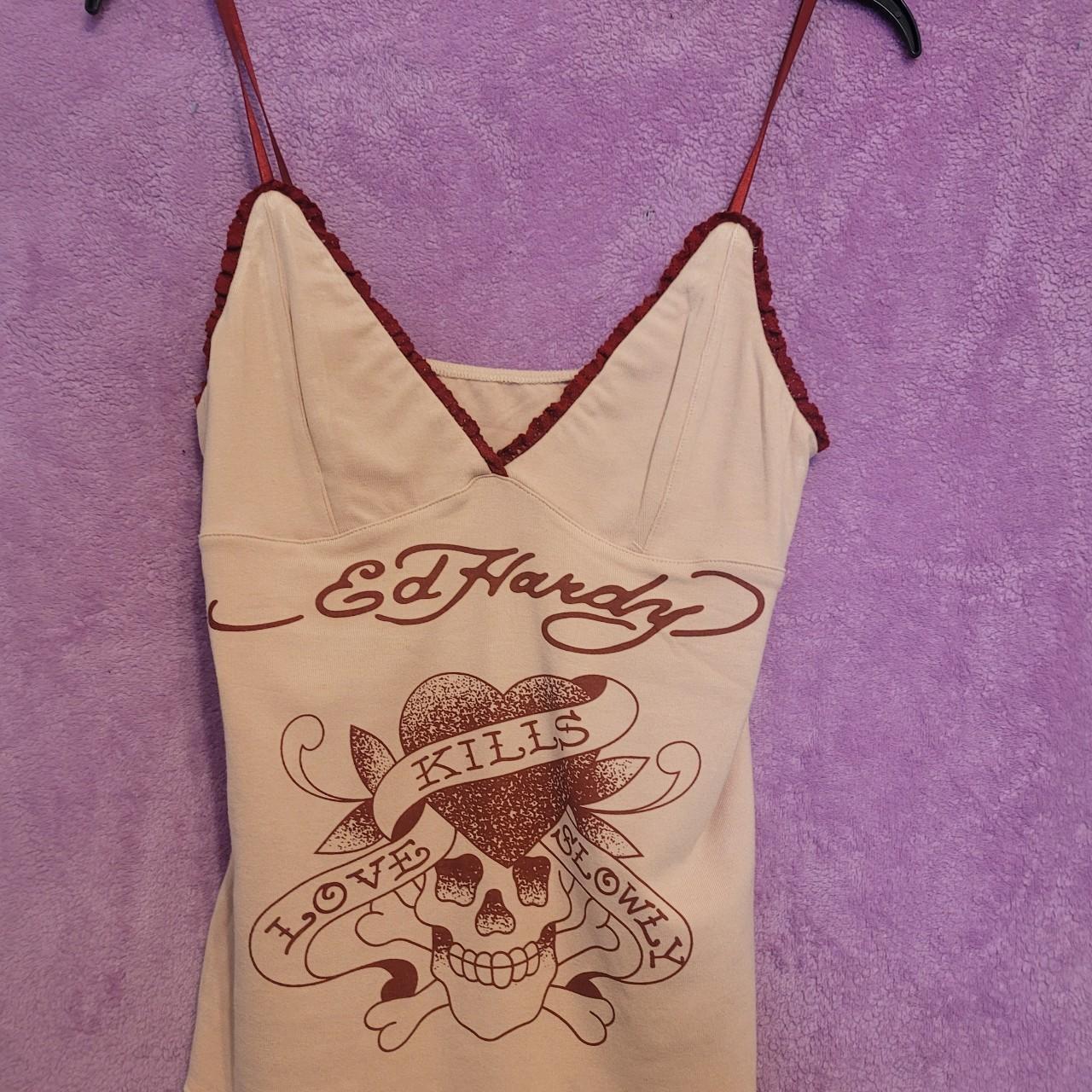 M ed hardy cami tank - Depop