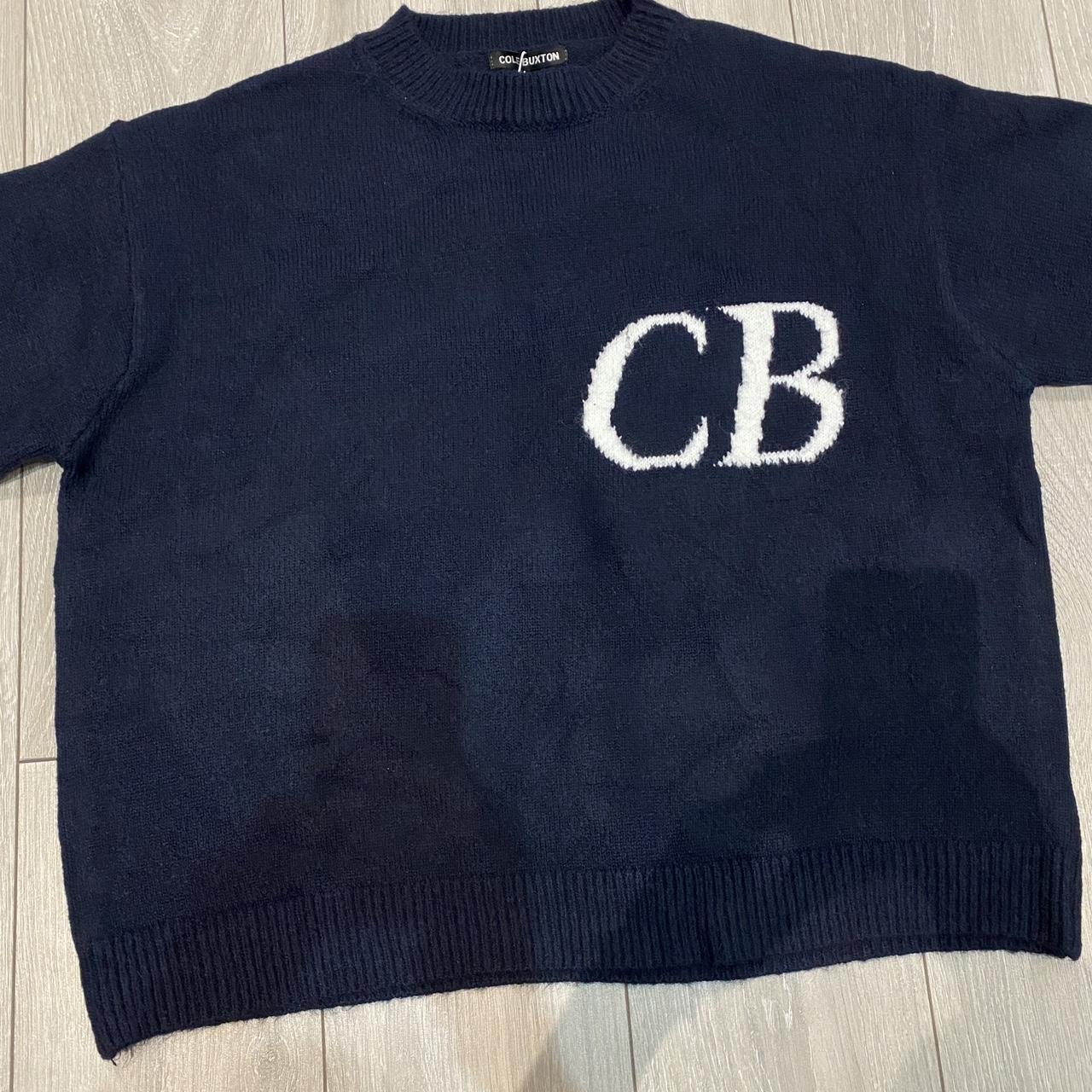 Navy blue Cole Buxton knit jumper #knitwear | Depop