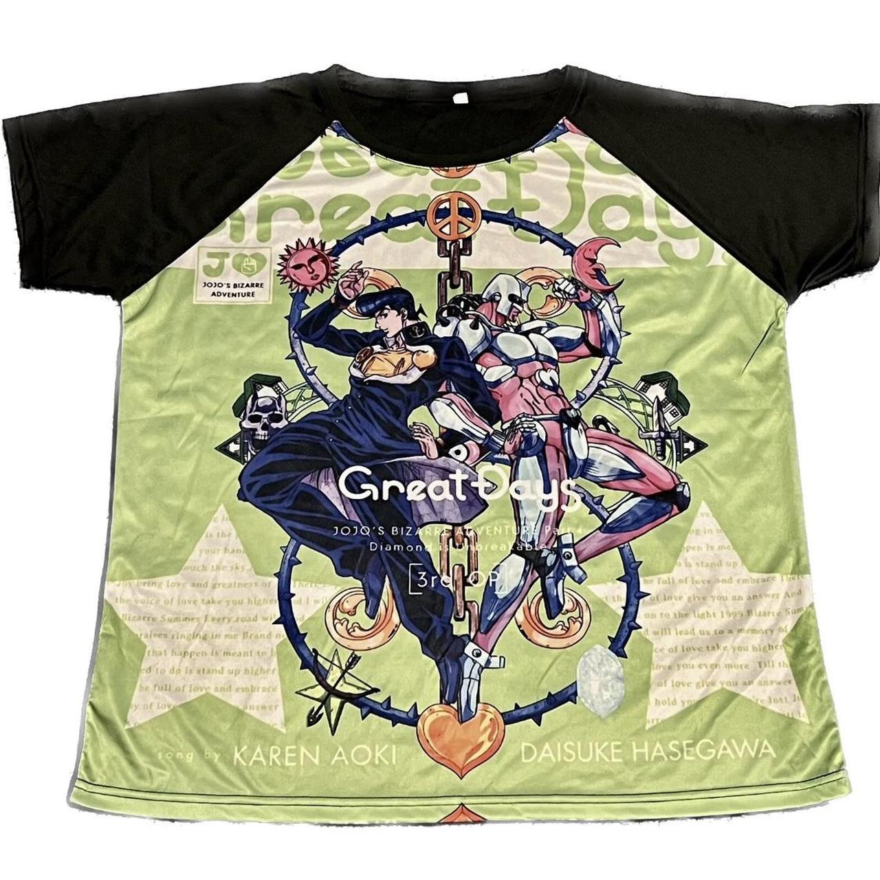 JoJo’s Bizarre Adventure XXL Shirt Great Days Aoki... - Depop